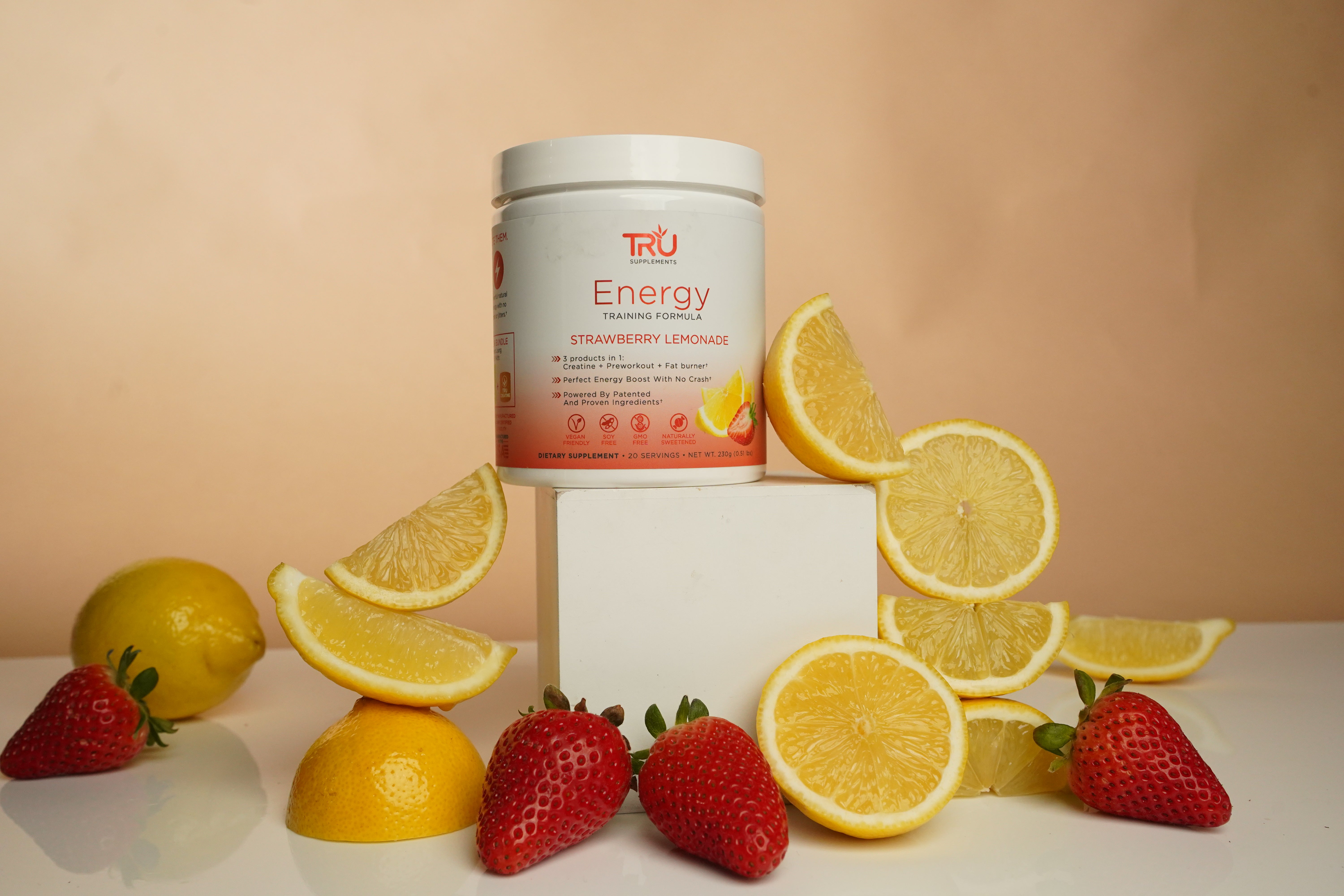 TRU Strawberry Lemonade Energy: Elevate Your Workouts and Everyday Lif ...