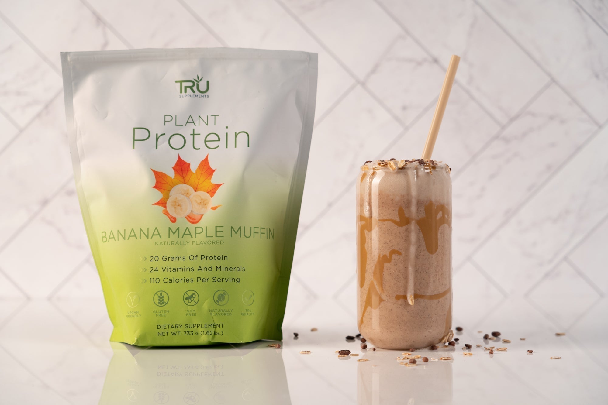 Sunbutter Banana Maple Protein Shake – Tru Supplements