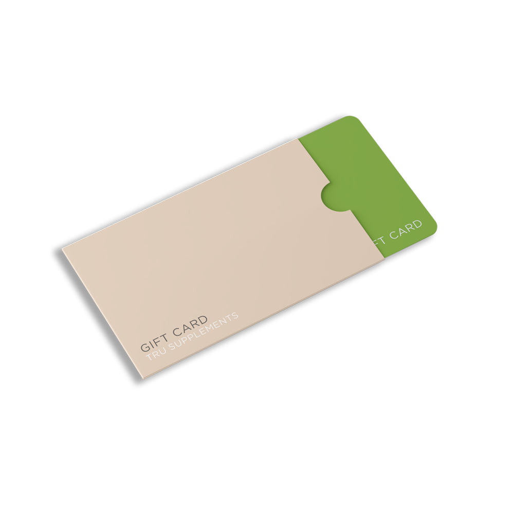 TRU Gift Card – Tru Supplements